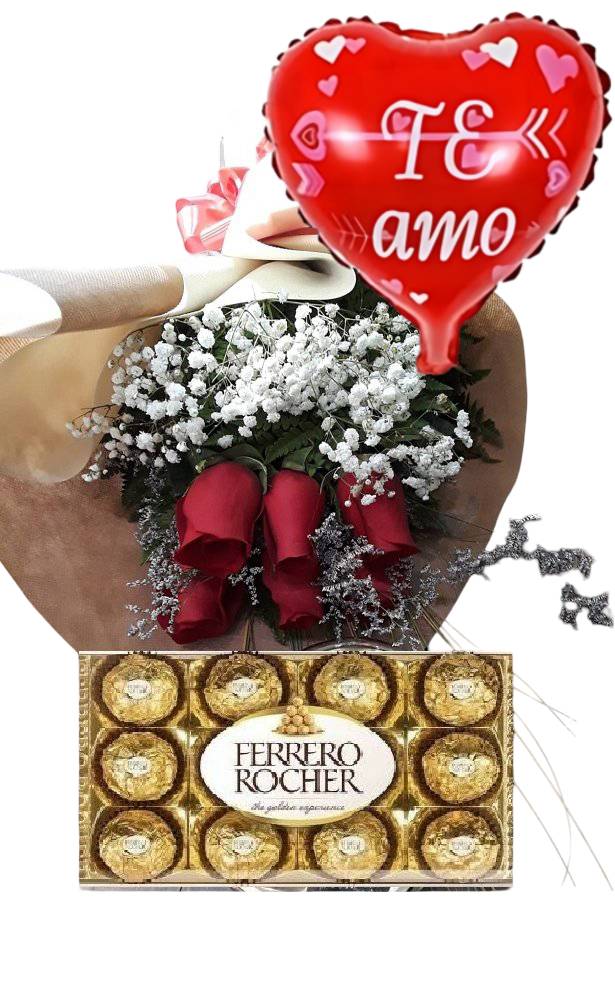 Ramos de Rosas con Bombones – Florería Express